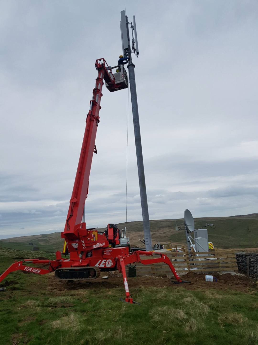 Access for Temporary Telecoms Tower - Viking Access